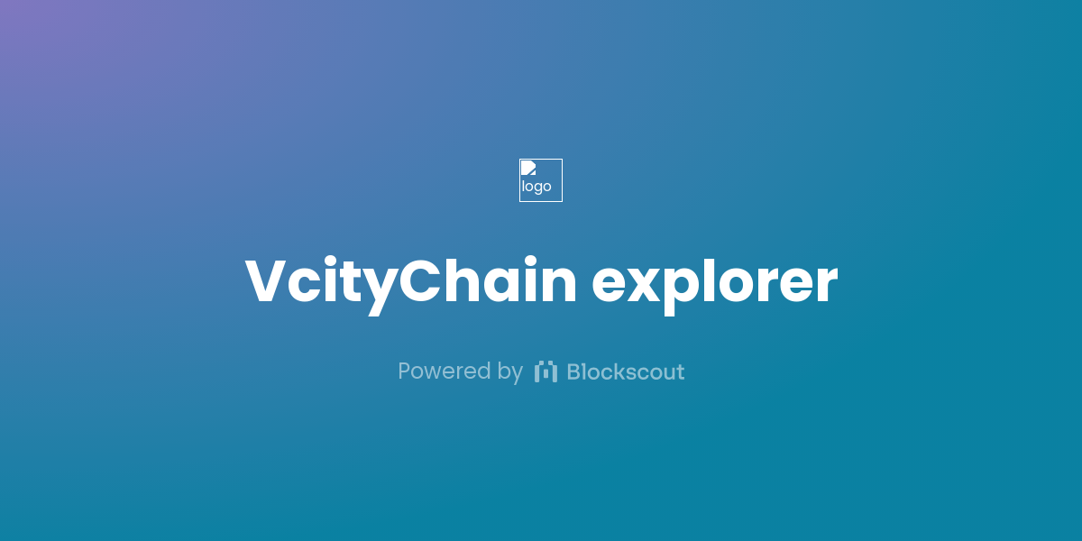VcityChain blockchain explorer - View VcityChain stats | Blockscout